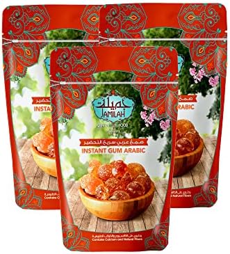 Jamilah Arabic Gum Powder Organic & Natural Premium Acacia Arab ...