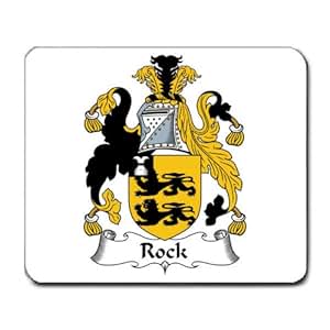 Amazon.com : Rock Family Crest Coat of Arms Mouse Pad : Office Products