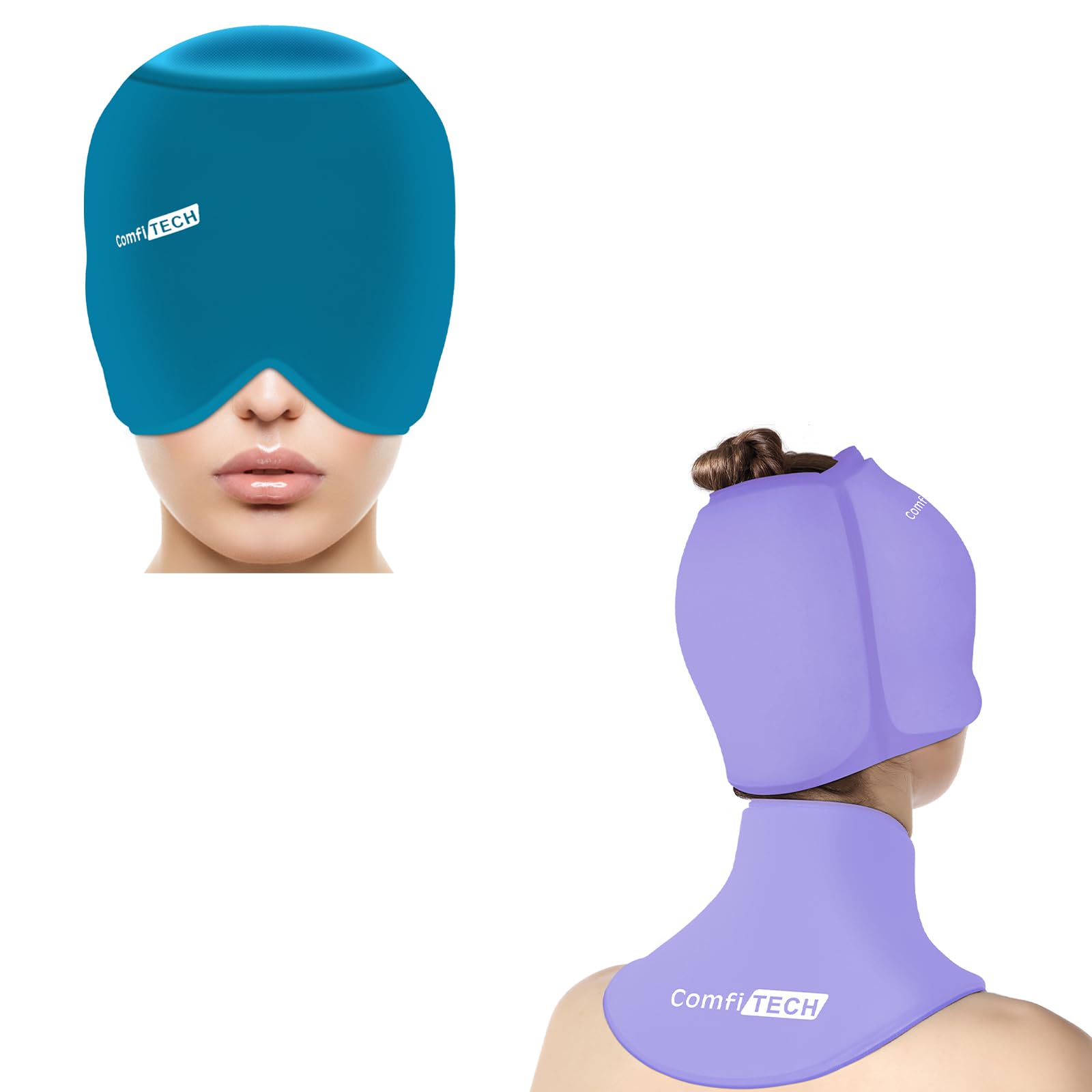 Mua ComfiTECH Migraine Relief Cap & Neck Ice Pack Wrap Gel, Headache ...