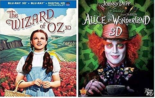 The Wizard of Oz & Alice in Wonderland - Blu-ray 3D, Judy Garland ...