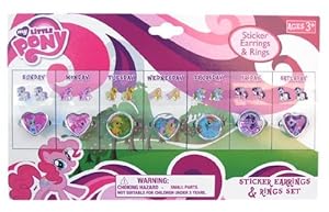 Amazon.com: My Little Pony Days of the Week Ring and Earring Set: Toys ...