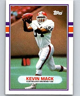 Amazon.com: 1989 Topps Football #149 Kevin Mack Cleveland Browns ...