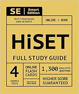 HiSET Full Study Guide: Test Preparation Book For All Subjects ...