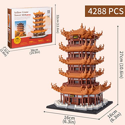 Micro Building Blocks Mini Blocks Yellow Crane Tower Building Sets ...