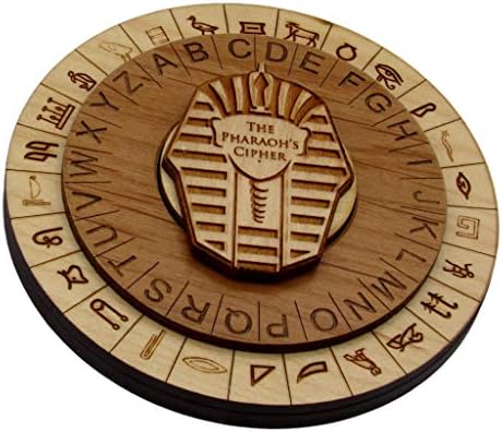 Egyptian Cipher Wheel for Escape Rooms - Decoder Disk - Escape Room ...
