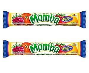 Amazon.com : Mamba Fruit Chewy Candy 2.65oz, 2 Packs (Fruit Chews ...