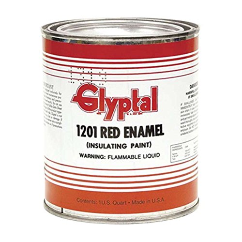 Glyptal 1201 Enamel Insulating Paint, 1 qt, Liquid, Red - Want It All