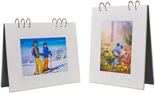 Amazon.com: FORFOLIO 5x7 Flip Photo Album Picture Frames Collection ...
