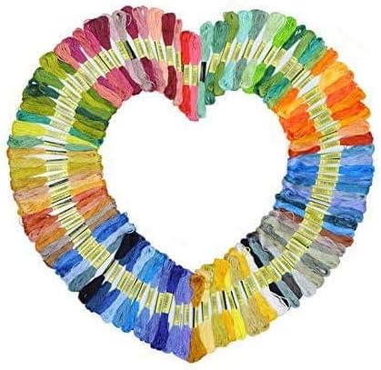 100 Color Embroidery Threads Stitch Bracelets String Premium Multi ...