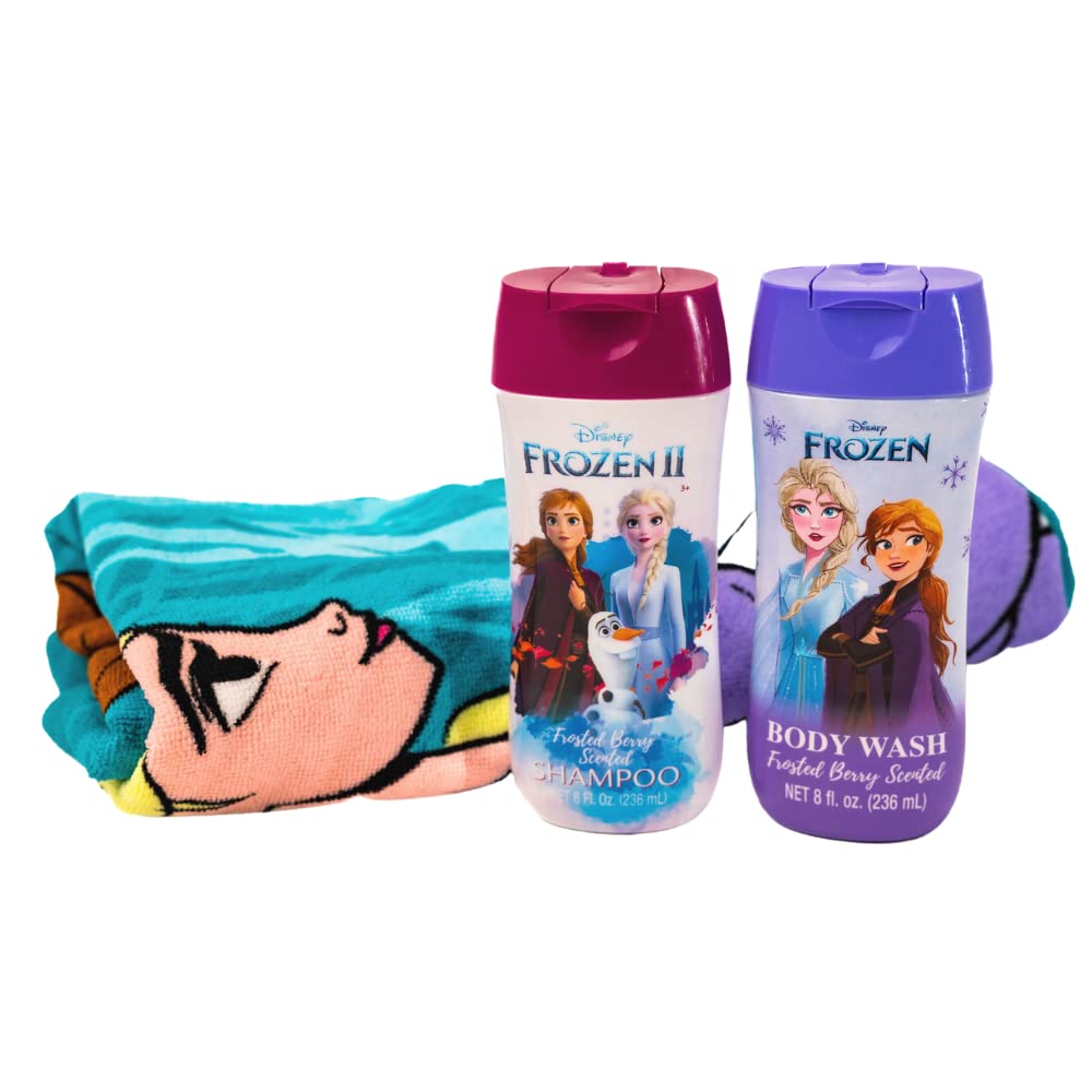 Mua Disney Frozen Beach, Pool or Bath Towel Set with Frozen Shampoo and ...