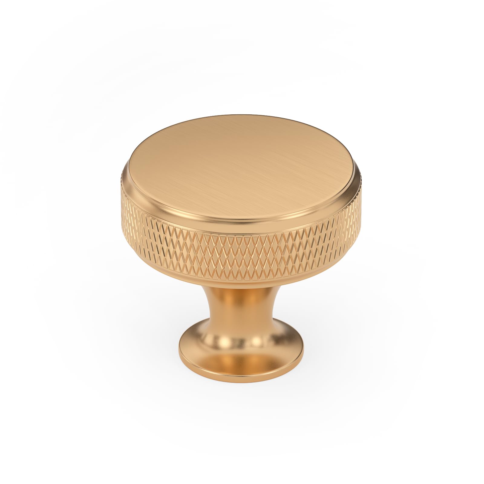 Rergy 10 Pack Knurled Rose Gold Cabinet Knobs Kitchen Cabinet Knobs, Gold Drawer Knobs for ...