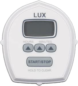 Amazon.com: Lux Digital Washable Timer, White: Shower Timer: Home & Kitchen