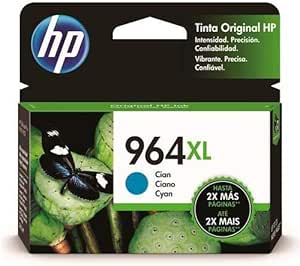 Amazon.com: HP 964 XL Cyan Original High Performance Cartridge (3JA54AL ...