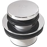 Amazon.com: CalcMetal Lift and Turn Bathtub Drain Stopper with ABS ...