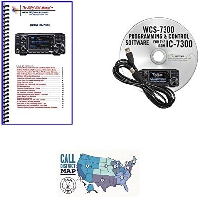 Amazon.com: Icom IC-7300 Accessory Pack Bundle - WCS 7300 Programming ...