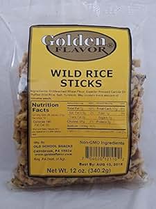 Amazon.com : Golden Flavor - Wild Rice Sticks - 3 pounds total - (4) 12 ...