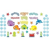 Amazon.com : Seaside Splash Bulletin Board Set : Books : Office Products