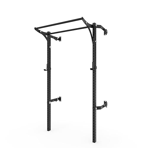 PRx Performance Profile One Folding Squat Rack 2"x3" with Kipping Pull ...