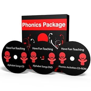 Amazon.com : Phonics Package: Alphabet Songs CD, Phonics Activities CD ...