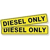 Amazon.com: DIESEL FUEL ONLY Automotive Decals | Gas Can Stickers ...