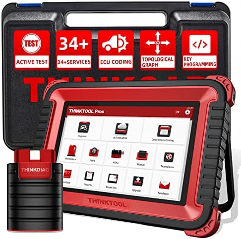 Thinkcar Thinktool Pros Bi-Directional Scanner Full Systems Diagnostic ...