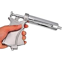 Amazon.com: BZZBZZ Animals Injector 50ml Continuous Livestock Syringe Semi Automatic Stainless ...