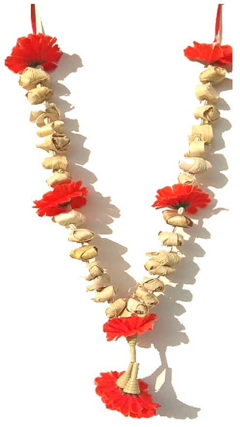 Sandalwood Scented Photo Frame Mala | Chandan Sukhad Haar | 18 Inches ...
