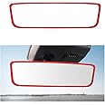 Amazon.com: povtii Rear View Mirror Protector Frame, Silicone ...