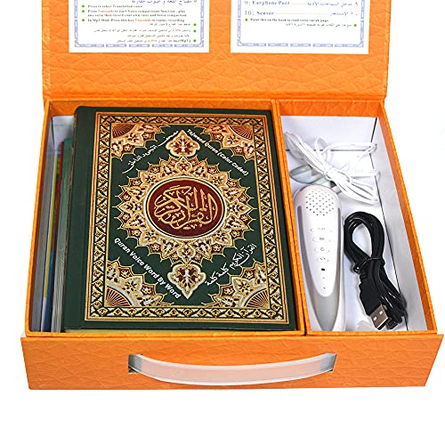 The Qur’an Book Point Read Pen-Quran Word By Word With Alu Hard Box M9 ...