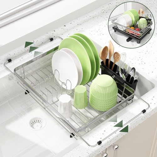 MAJALiS in Sink Dish Drying Rack, Expandable Over The Sink Dish Racks ...