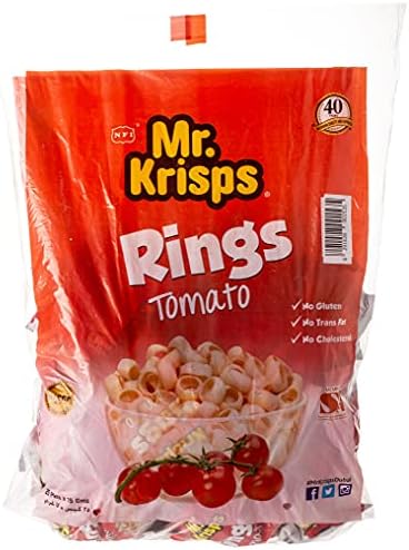 Mr Krisps Potato Rings Tomato Flavour, 25 X 15 gm price in UAE | Amazon ...