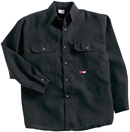 Buy NAVY - 5X - Saf-Tech FR Work Shirt - 4.5oz. NOMEX IIIA Flame ...