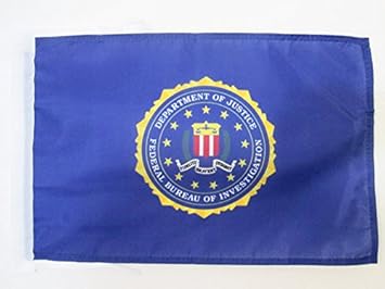 Amazon.com : AZ FLAG United States FBI Flag 18'' x 12'' Cords - US ...