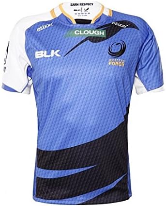 BLK Western Force Replica Home Jersey 2016: Amazon.co.uk: Sports & Outdoors