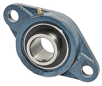 30mm Mounted Bearing UCFL206 + 2 Bolts Flanged Cast Housing: Flanged Sleeve Bearings: Amazon.com ...