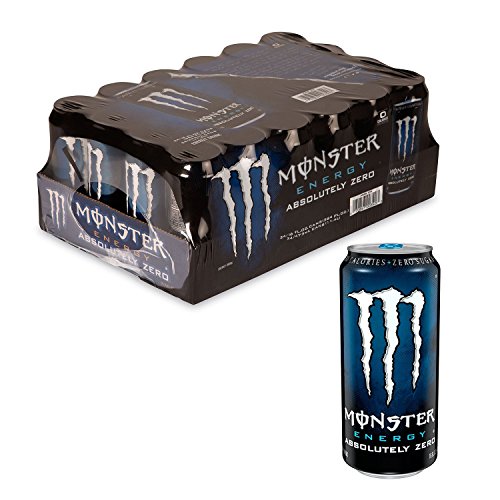 Monster Absolutely Zero Energy Drink (16 oz. cans, 24 ct.) - Import It All