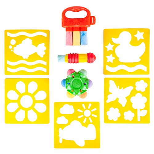 Creative Kids Premium Sidewalk Chalk Art Play Set - Bucket Bundle of ...