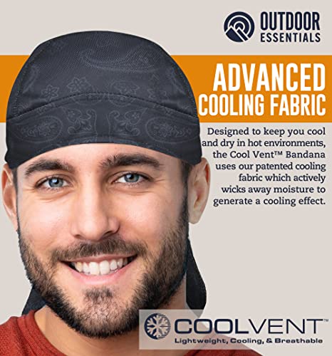 OutdoorEssentials Cooling Helmet Liner - Do Rag Head Bandana Wrap for ...