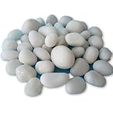 STONED® 2 Kilo 15-45mm White Pearl Stones Pebbles Home Garden Water ...