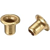 Amazon.com: uxcell Hollow Rivet,2mm x 4mm Through Hole Copper Hollow ...