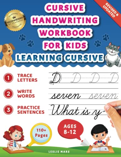 Cursive Handwriting Workbook For Kids Learning Cursive For 2nd 3rd 4th Cursive Handwriting Workbook For Kids Learning Cursive For 2nd 3rd 4th