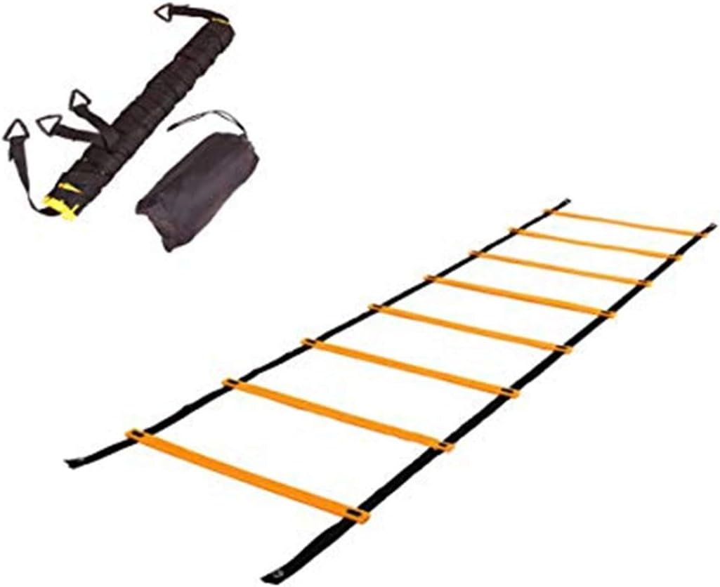 PALMFOX Agility Ladder Training Ladder Speed Flat Rung with Carrying ...