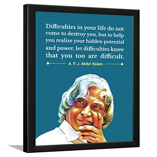 Buy Chaka Chaundh - Abdul Kalam Photo Frames for Wall - Motivational ...