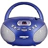 Amazon.com: Koramzi Portable CD Boombox Sound System with Top-Loading CD Player, AM/FM Radio ...