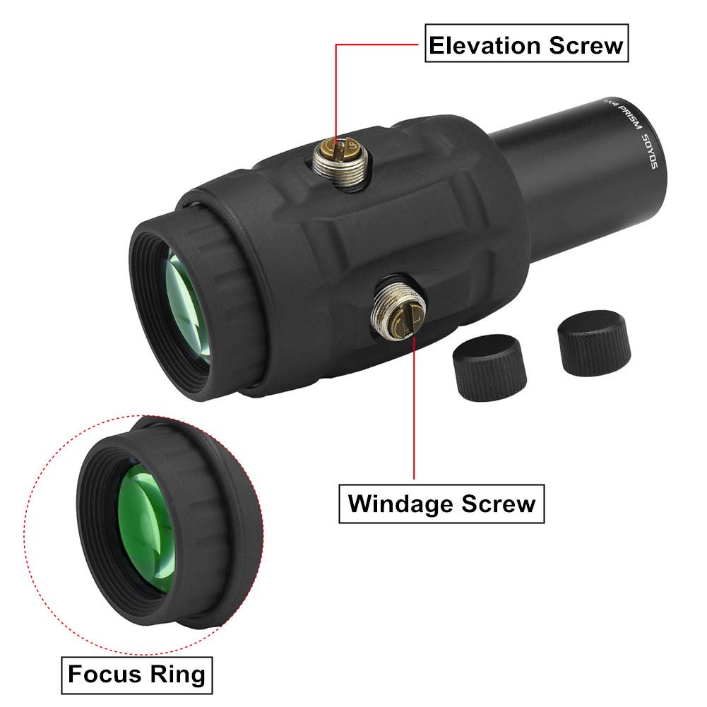 Hunting & Fishing Beileshi Rifle Scope Tactical Optics 4X Magnifier ...