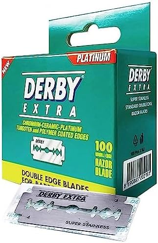 سعر Derby Extra Double Edge Safety Razor Blades - Pack of 100 Blades فى ...