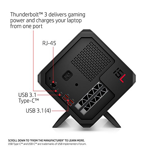 OMEN by HP Accelerator Shell GA1-1000 (negro/rojo)