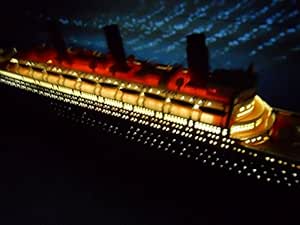 Amazon.com: RMS Titanic Limited 50" w/LED Lights - Wood Titanic Cruise ...