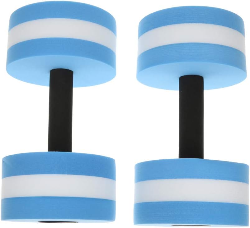 Water Aerobics EVA Water Foam Floating Dumbbell Automatic Float Aquatic ...