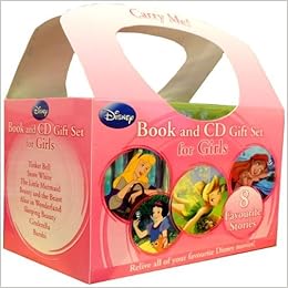 Disney Princess Books and CD Gift Set For Girls 8 Stories Collection ...
